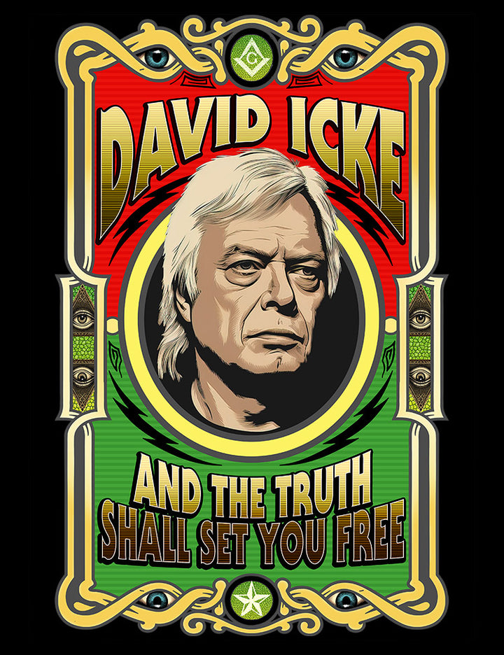 David Icke T-Shirt - And The Truth Shall Set You Free – Hellwood Outfitters
