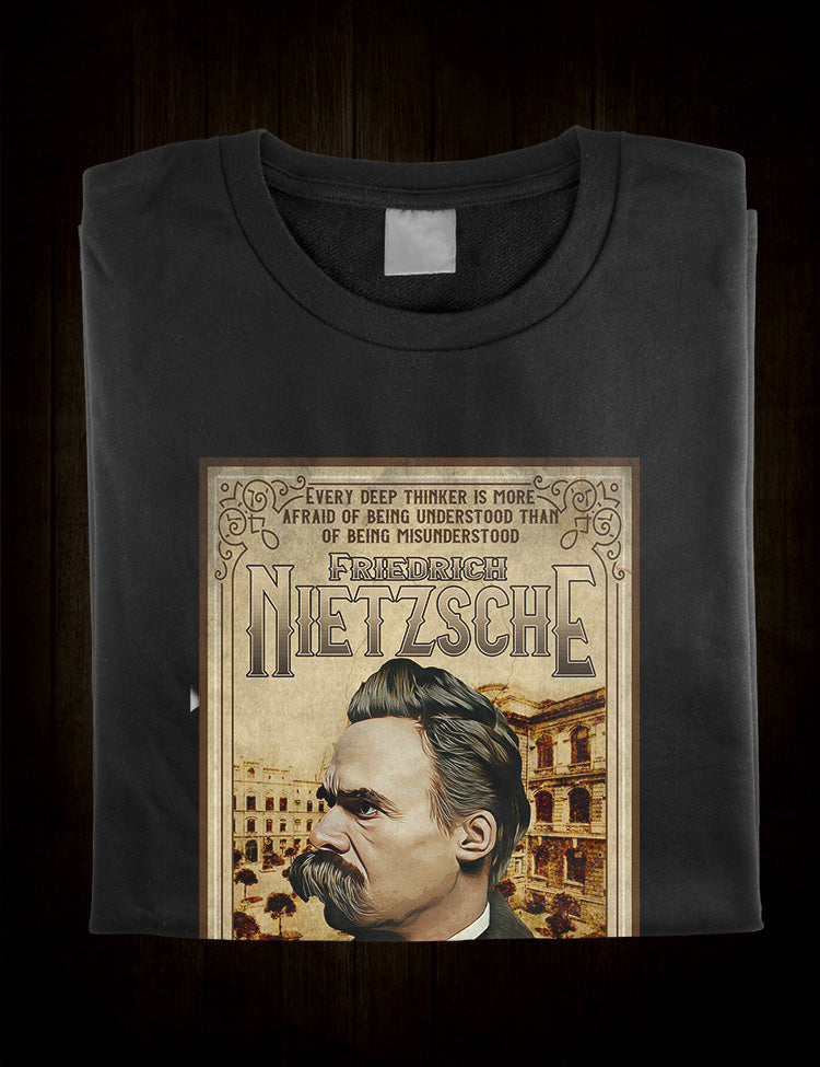 Friedrich Nietzsche Signature T-Shirt | Embrace Existential Wisdom ...