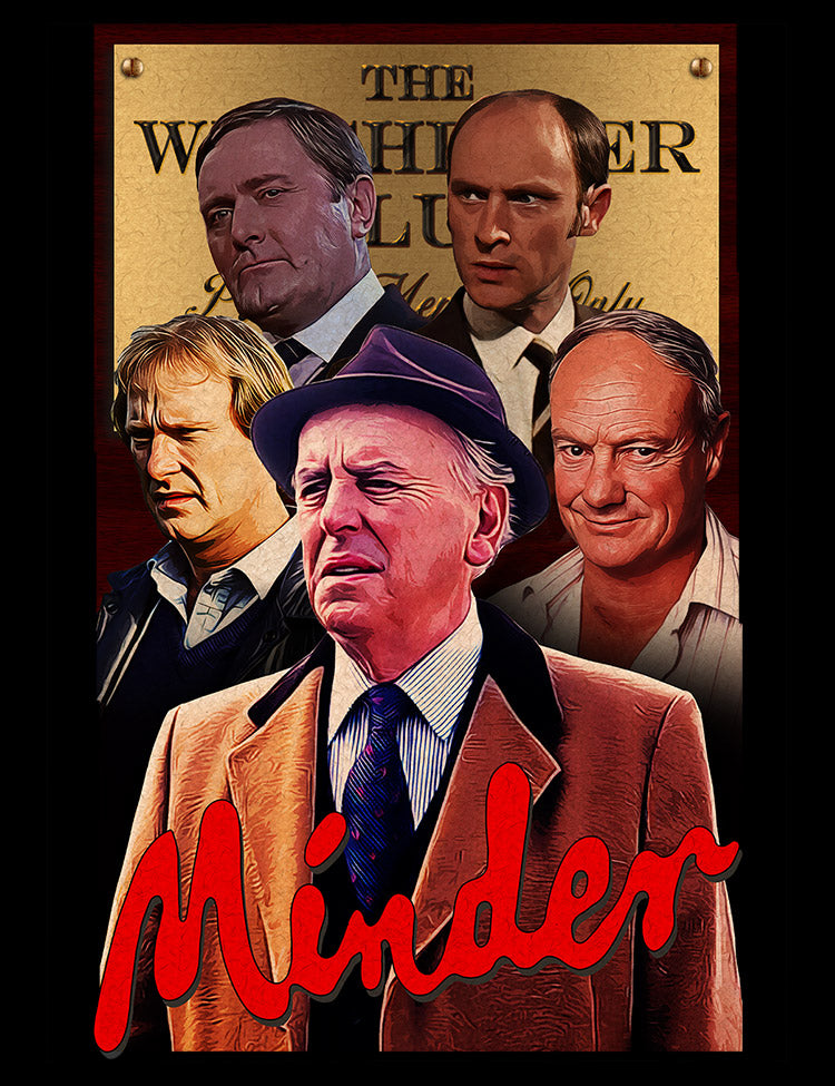 Minder Cast T-Shirt | Relive Classic TV Moments – Hellwood Outfitters