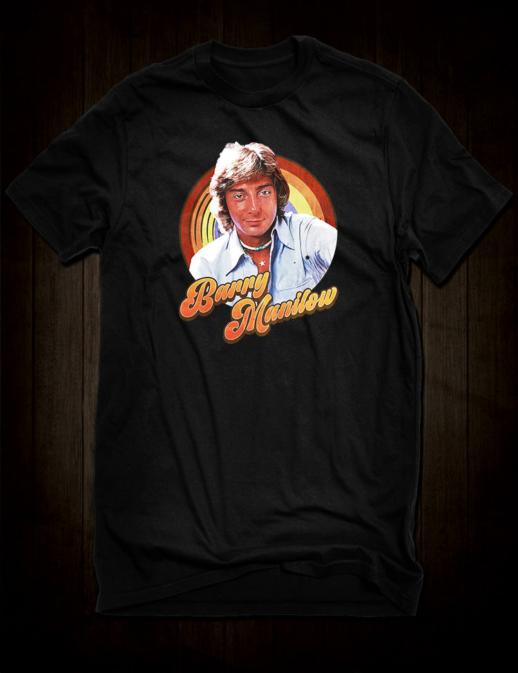 Retro Barry Manilow T-Shirt – Celebrate the Pop Icon – Hellwood Outfitters