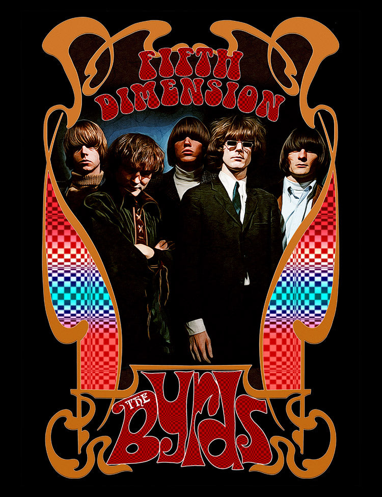 The Byrds Fifth Dimension T-Shirt | Journey to the Psychedelic Era ...