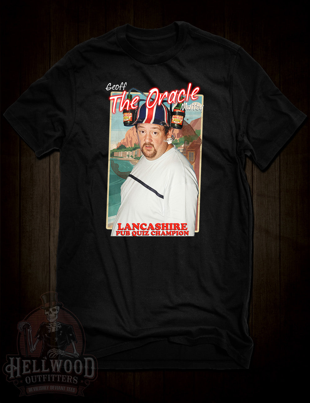 The Oracle T-Shirt – Benidorm’s Pub Quiz Genius – Hellwood Outfitters