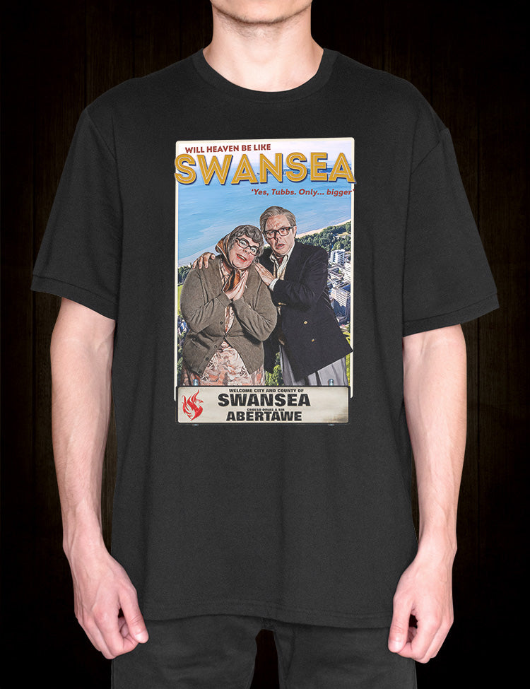 Edward And Tubbs Tattsyrup T-Shirt - Is Heaven Like Swansea? – Hellwood ...