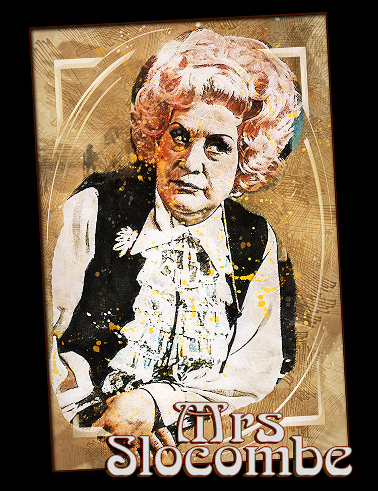 Mrs. Slocombe T-Shirt – Classic Are You Being Served Tribute – Hellwood ...