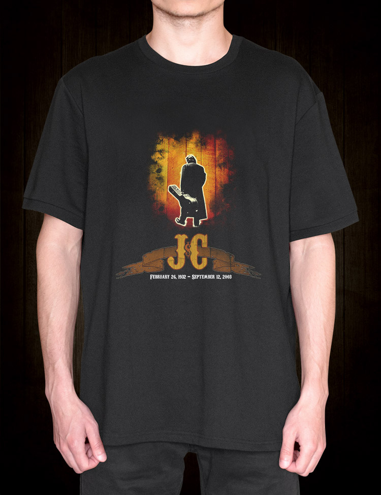 Johnny Cash Memorial T Shirt Hellwood Outfitters