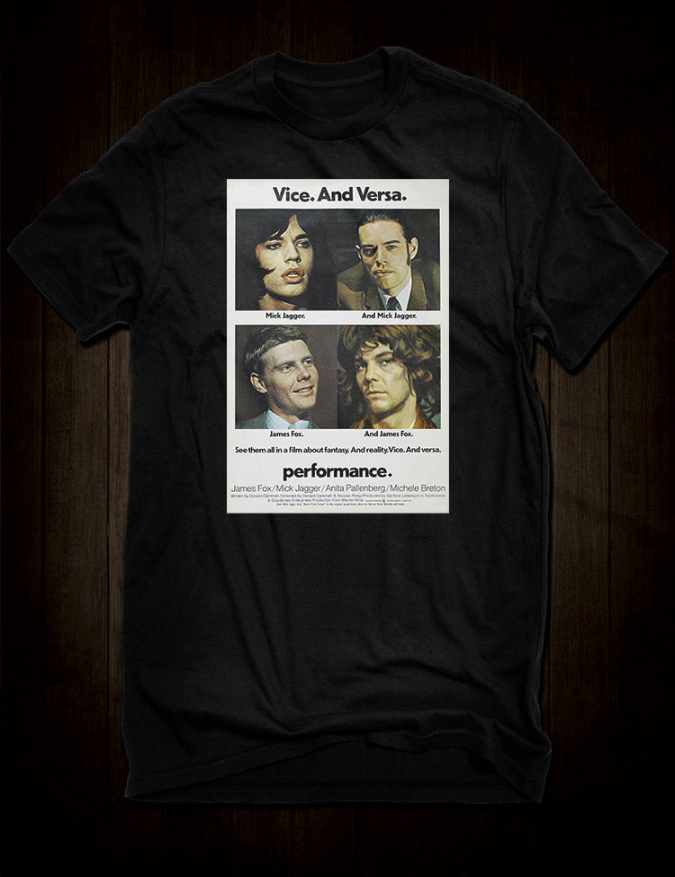 Performance Movie Poster T-Shirt from Hellwood Outfitters