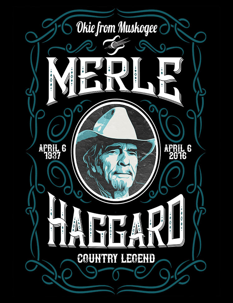 Merle Haggard T-Shirt – Hellwood Outfitters